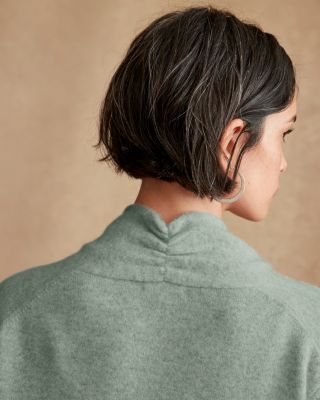 Cashmere Cropped Boxy Cardigan | Garnet Hill