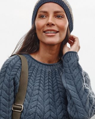 Recycled-Cashmere Roll-Neck Pullover | Garnet Hill