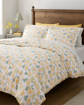 Ducklings Organic-Cotton Percale Sheet Set | Garnet Hill