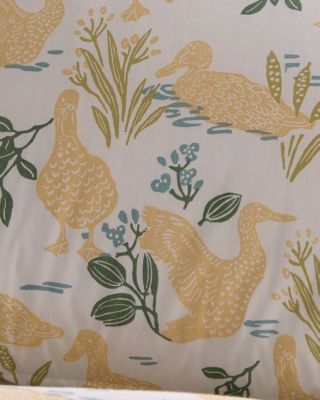 Ducklings Organic-Cotton Percale Sheet Set | Garnet Hill