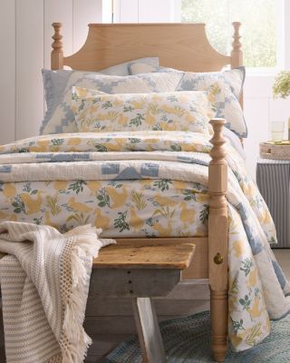 Ducklings Organic-Cotton Percale Sheet Set | Garnet Hill