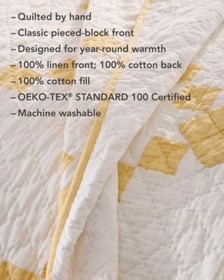 Agnes Linen Quilt | Garnet Hill