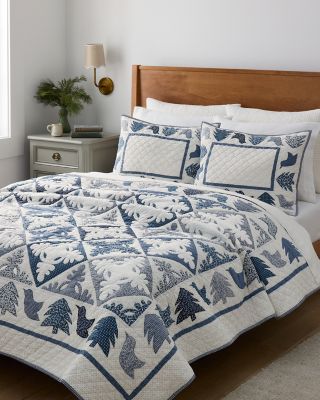 Snowflake Appliqué Quilt | Garnet Hill