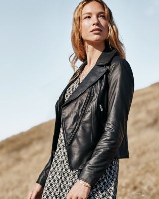 Marc New York Bayside Leather Jacket | Garnet Hill