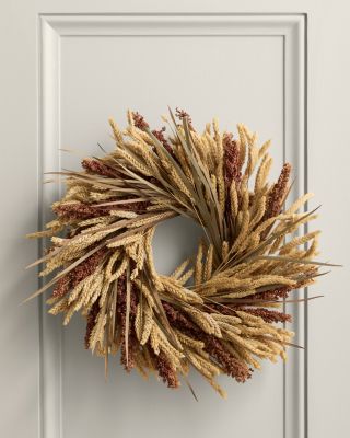 Wheat Wreath | Garnet Hill