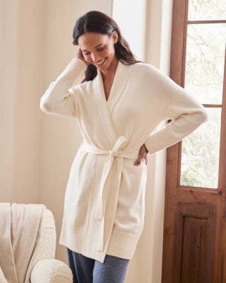 Elora Pima Cotton Sweater Robe | Garnet Hill