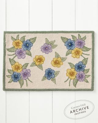 Whimsy Hooked Wool Rug | Garnet Hill