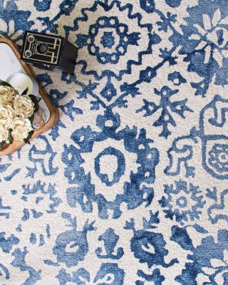 Company C Batik Hand-Tufted Wool Rug | Garnet Hill