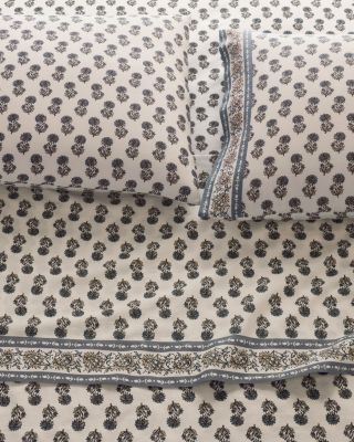 Cleo Relaxed Organic-Cotton Sateen Sheet Set | Garnet Hill