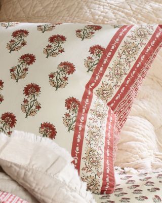 Cleo Relaxed Organic-Cotton Sateen Sham | Garnet Hill