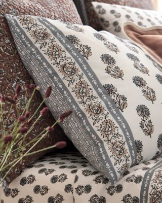 Cleo Relaxed Organic-Cotton Sateen Sham | Garnet Hill