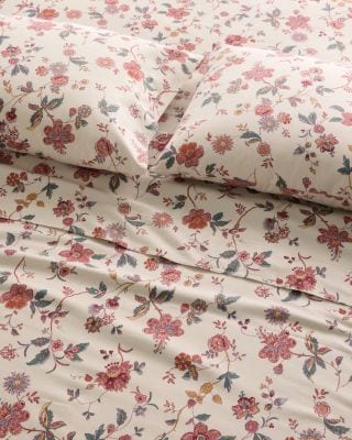 Clara Cotton & Cashmere Flannel Sheet Set | Garnet Hill