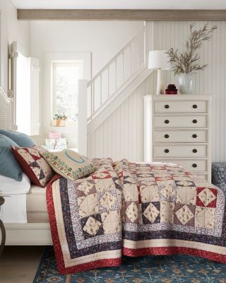 Rosemary Organic-Cotton Patchwork Quilt | Garnet Hill