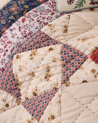 Rosemary Organic-Cotton Patchwork Quilt | Garnet Hill