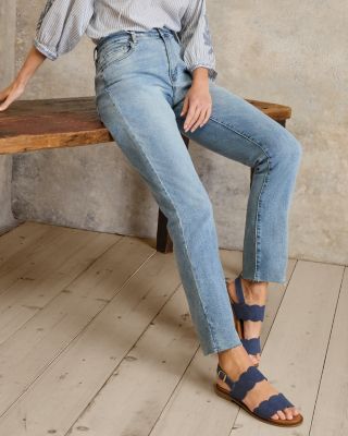 Oliver Logan Crosby Relaxed Straight Jeans | Garnet Hill