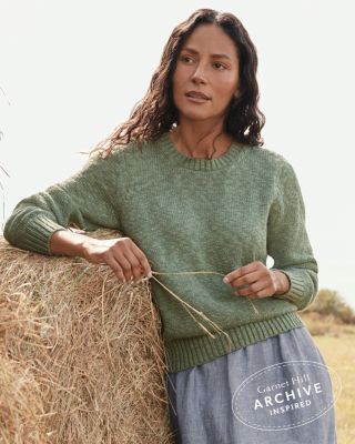 Sugar Hill Organic-Cotton Sweater | Garnet Hill