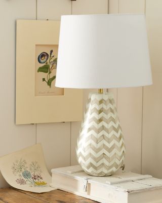 Chevron Table Lamp | Garnet Hill