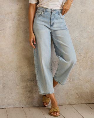 Oliver Logan Harlow Barrel-Leg Jeans | Garnet Hill
