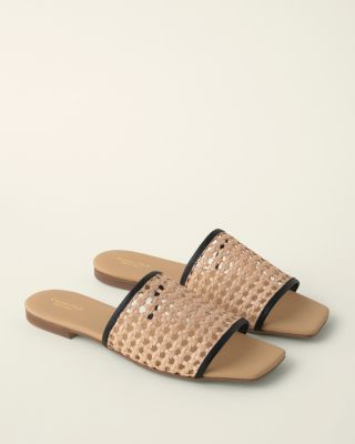 Reta Woven Slides | Garnet Hill