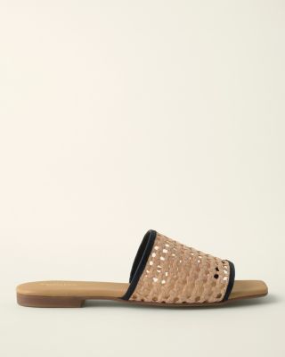 Reta Woven Slides | Garnet Hill