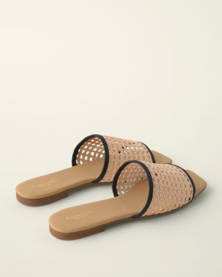 Reta Woven Slides | Garnet Hill