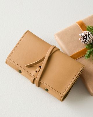 Men's Rustico Leather Tech Accessories Trifold | Garnet Hill