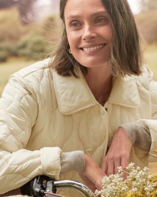 Bernardo Quilted Coat | Garnet Hill