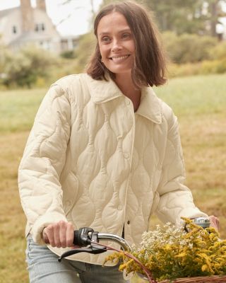 Bernardo Quilted Coat | Garnet Hill