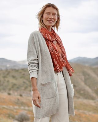 Enid Patch-Pocket Cashmere Cardigan | Garnet Hill