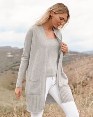 Enid Patch-Pocket Cashmere Cardigan | Garnet Hill