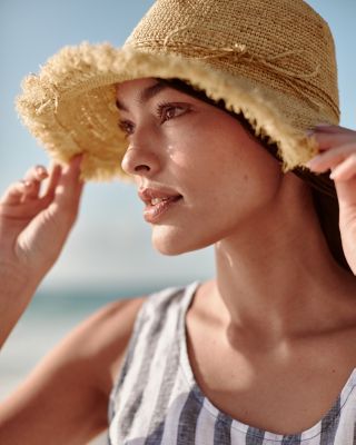 Hat Attack Packable Raffia Bucket Hat | Garnet Hill