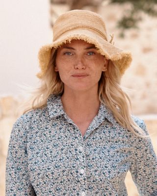 Hat Attack Packable Raffia Bucket Hat | Garnet Hill