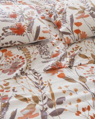Wildflower Relaxed-Linen Sheets | Garnet Hill