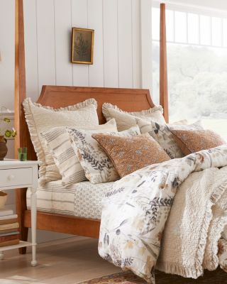 Wildflower Relaxed-Linen Sheets | Garnet Hill